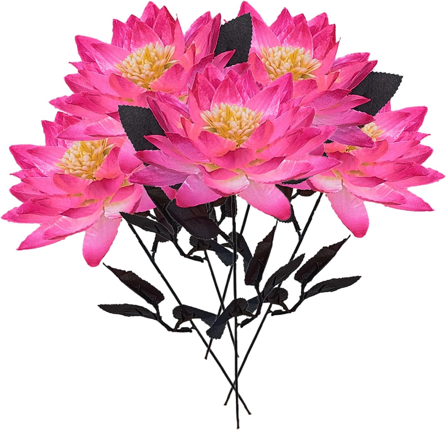 Amazon.com: JUOPZKENN Artificial Lotus Flowers, Lifelike Water Lily ...
