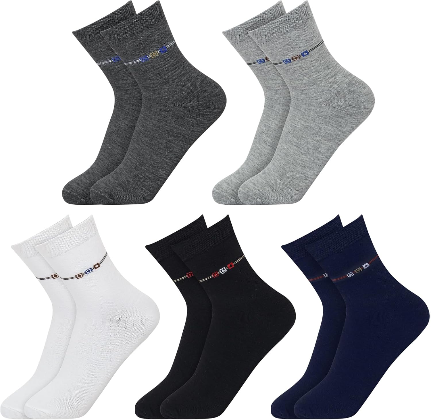 Calcetines para Hombre 10 Pares Calcetine Deportivas Algodon Premium ...