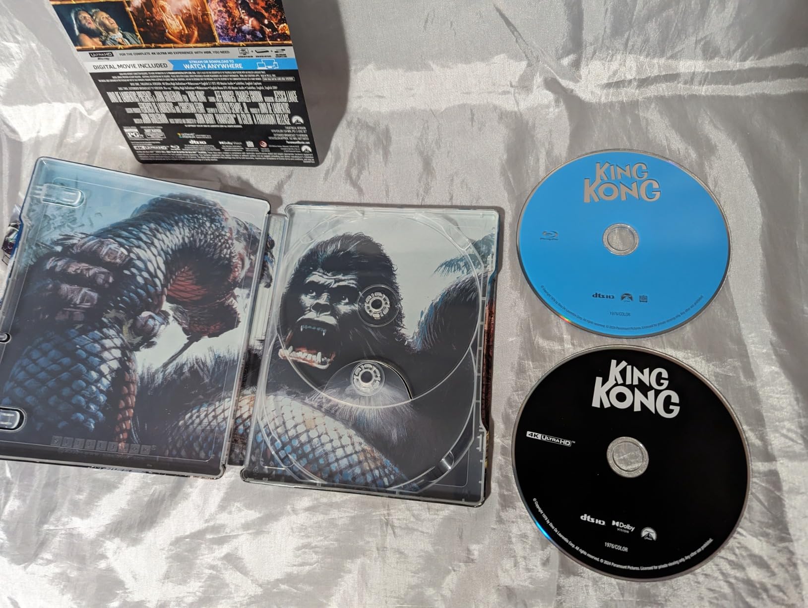 Amazon.com: King Kong (1976) Steelbook [4K UHD] : Jeff Bridges, Charles ...