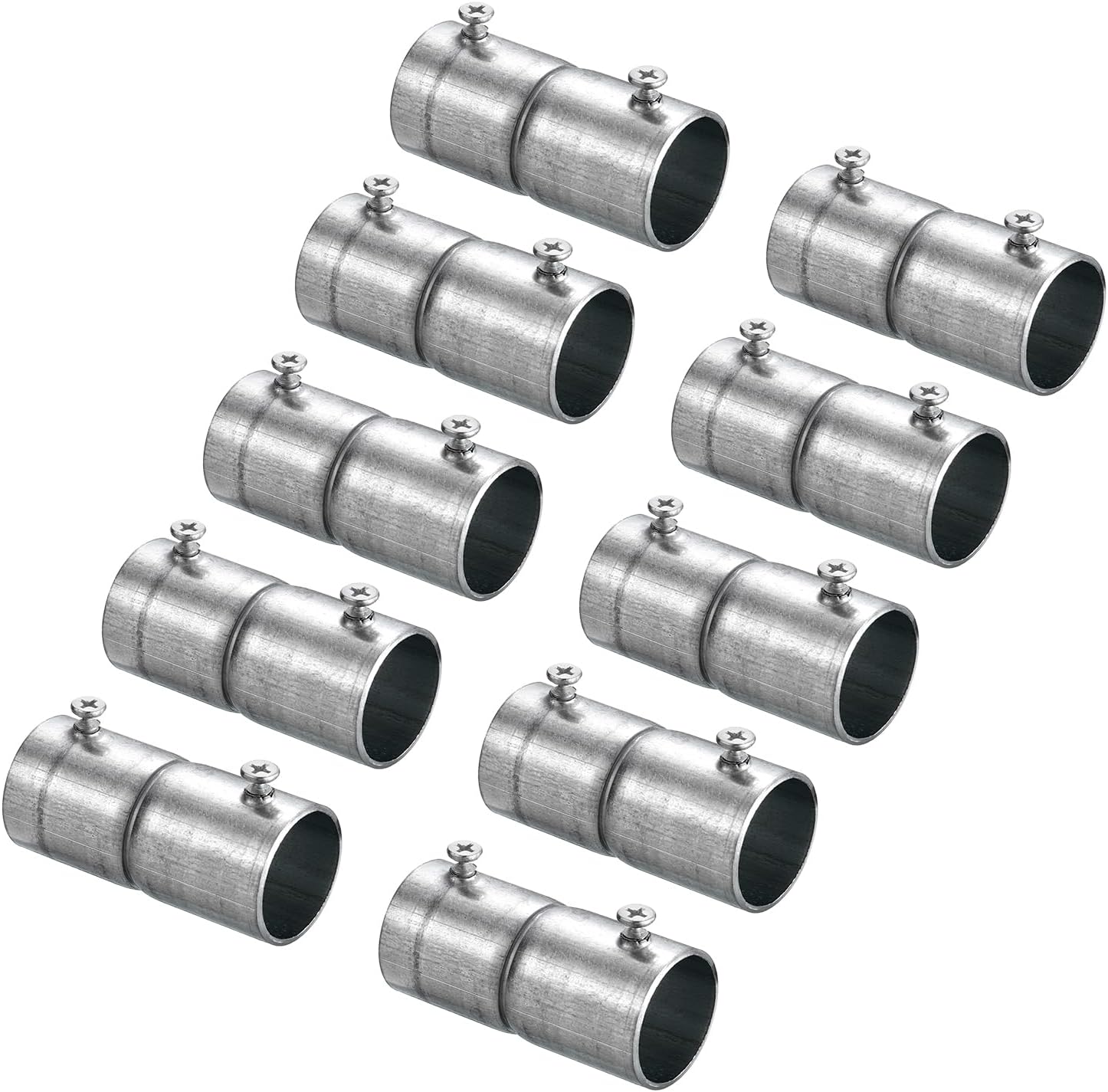 uxcell EMT Coupling, 25mm(1 inch) EMT Set Screw Coupling Conduit ...