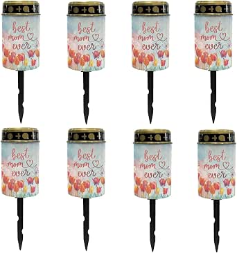 NETILGEN Best Mom Even Cemetery Lights for Grave,Solar Outdoor Lights ...