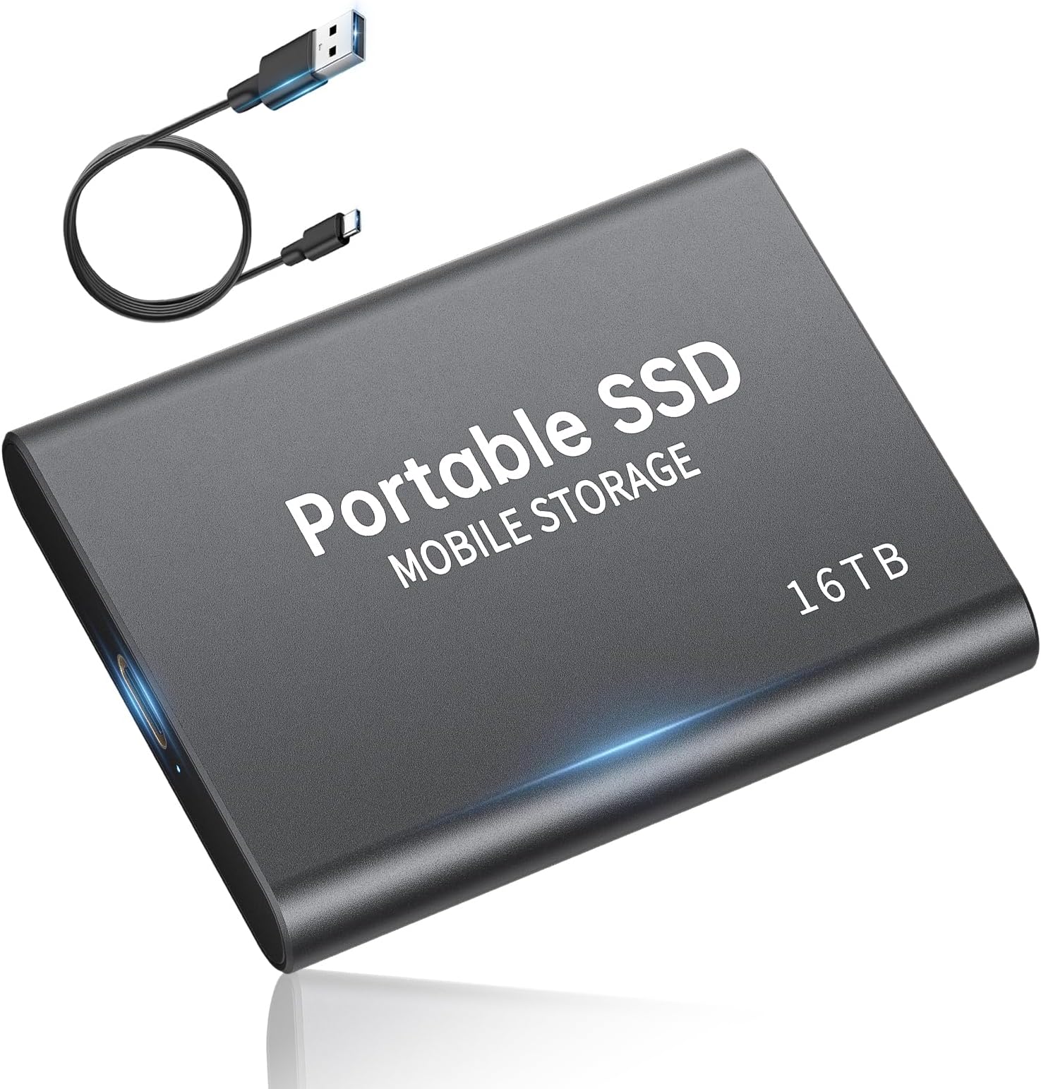 Amazon | 外付け SSD 16TB 新アップデート高速SSD外付け16TB USB3.2/Gen2【PS4 PS5 Win Mac Pad Phone tv対応】SSD 外付け 軽量 ...