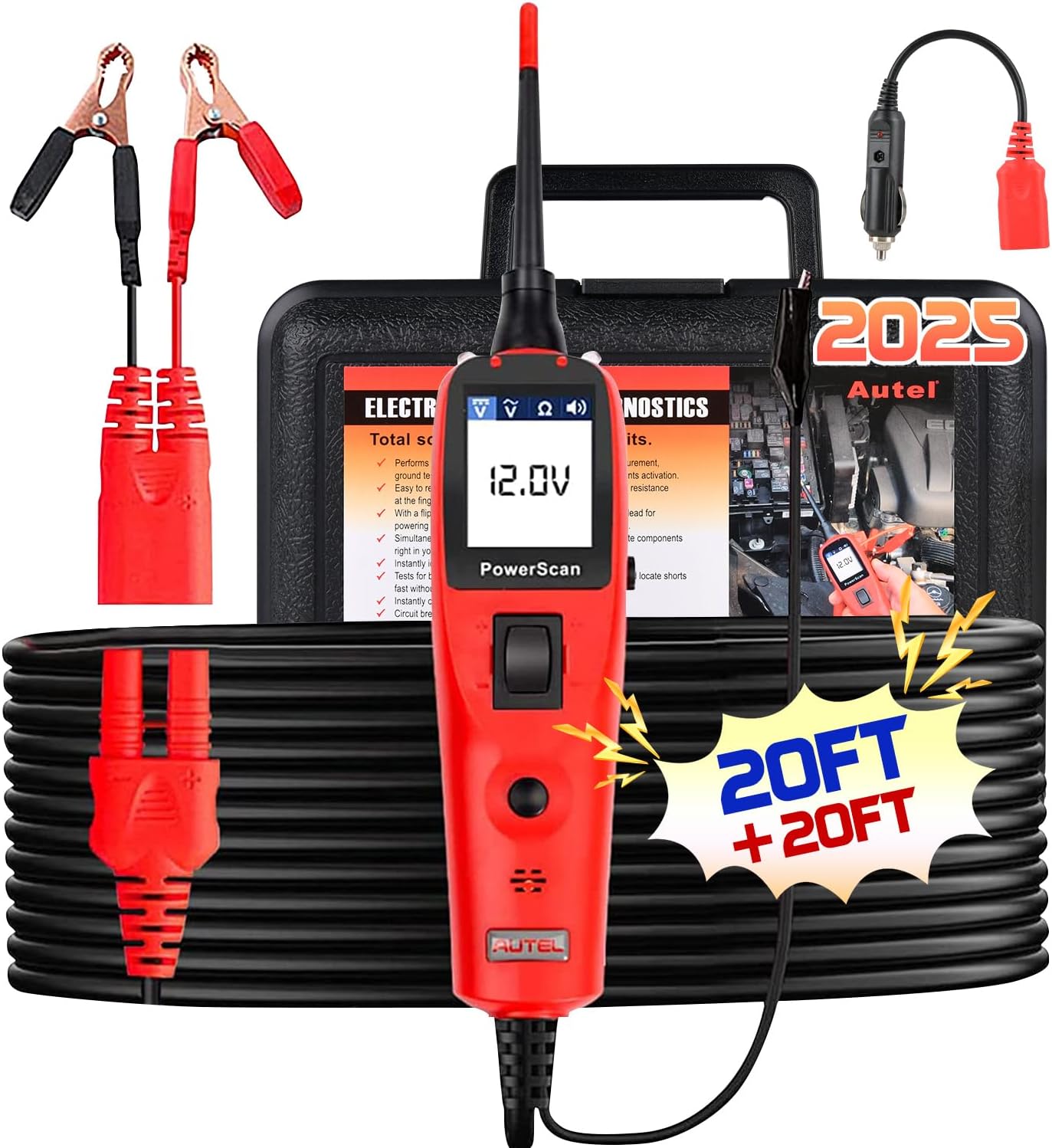 Amazon.com: POWER PROBE IV Master Combo Kit - Red (PPKIT04) Includes ...