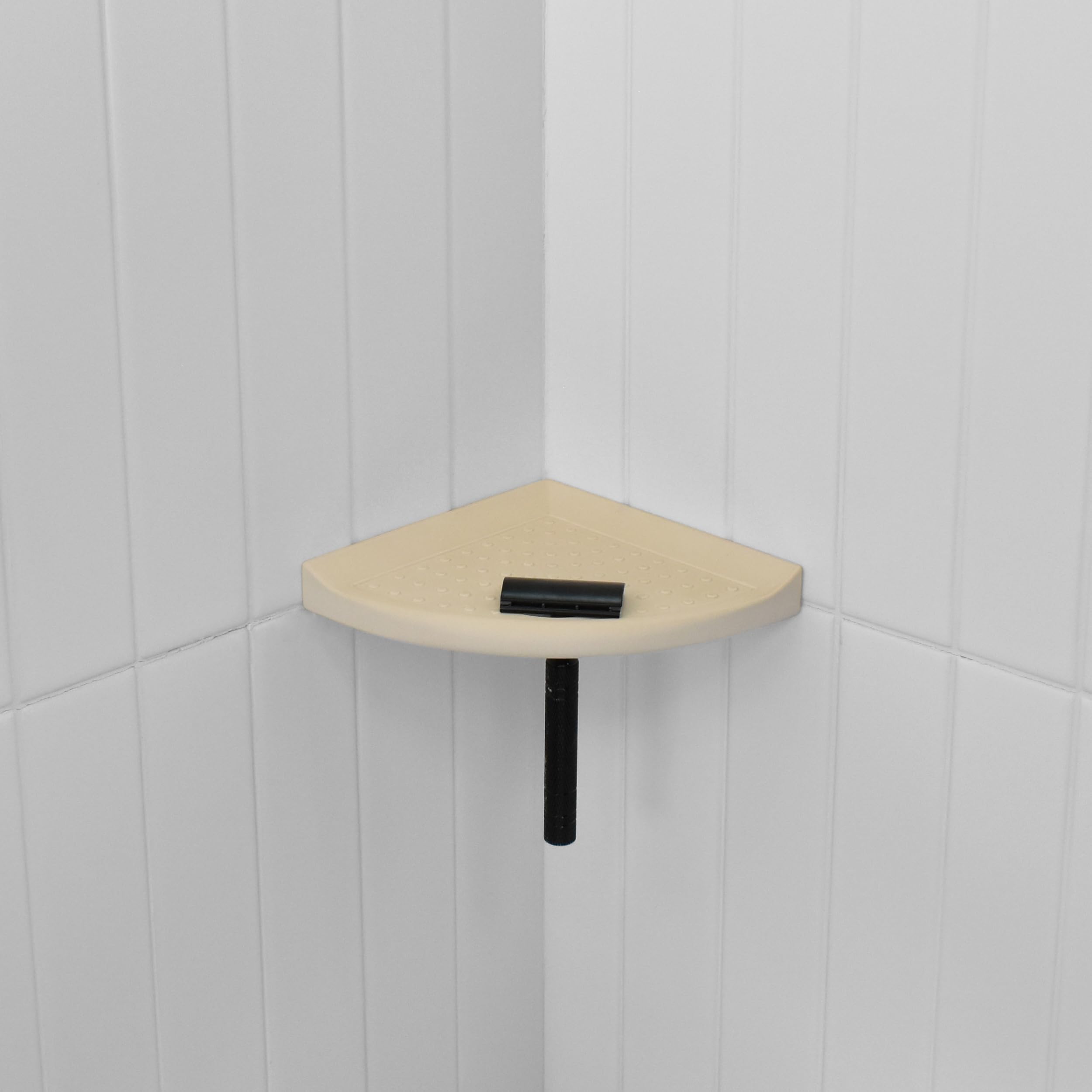 Snapklik.com : 5" Corner Shower Footrest, Retrofit Shaving Shelf For ...