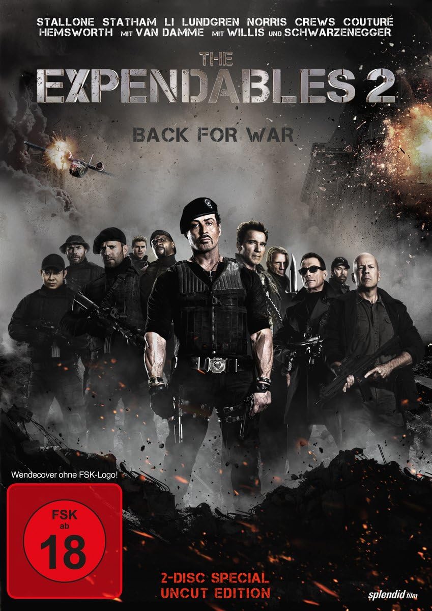 The Expendables 2 - Back For War - SE (uncut) (DVD) (FSK 18): Amazon.co ...