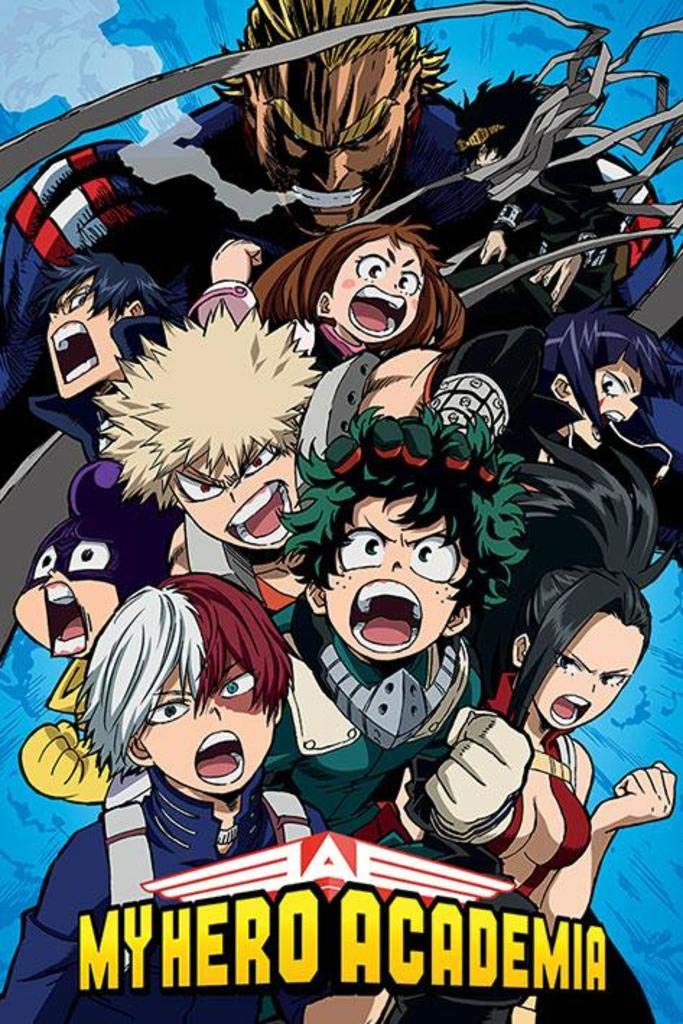 Amazon.com: My Hero Academia Poster, Multi-Colour, 61 x 91.5cm: Posters ...