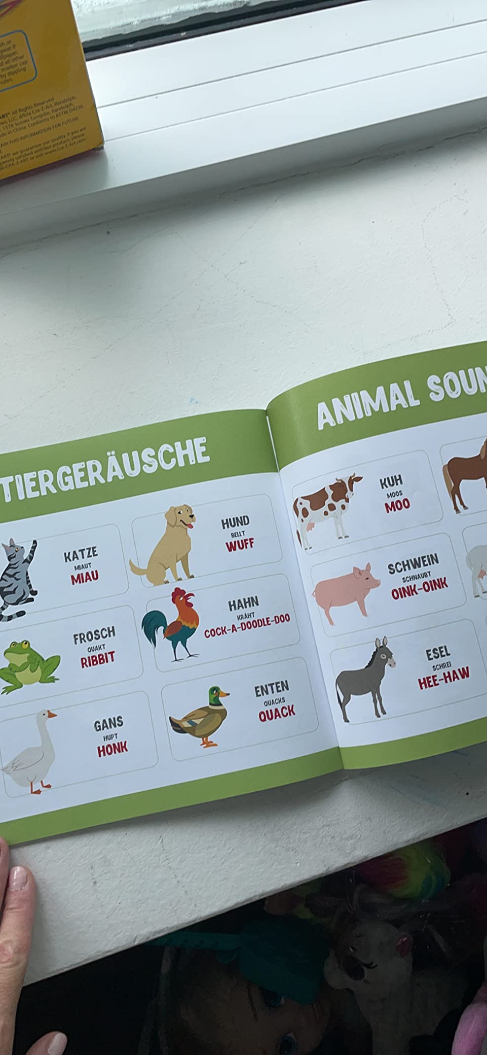 My First German Book. German-English Book for Bilingual Children ...