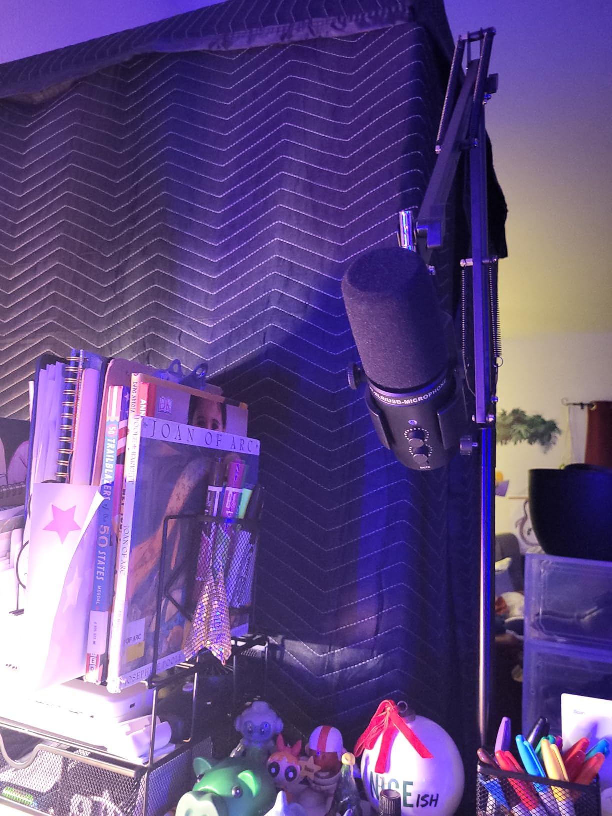 $7/mo - Finance InnoGear Desk Mic Stand, Overhead Mic Boom Arm ...