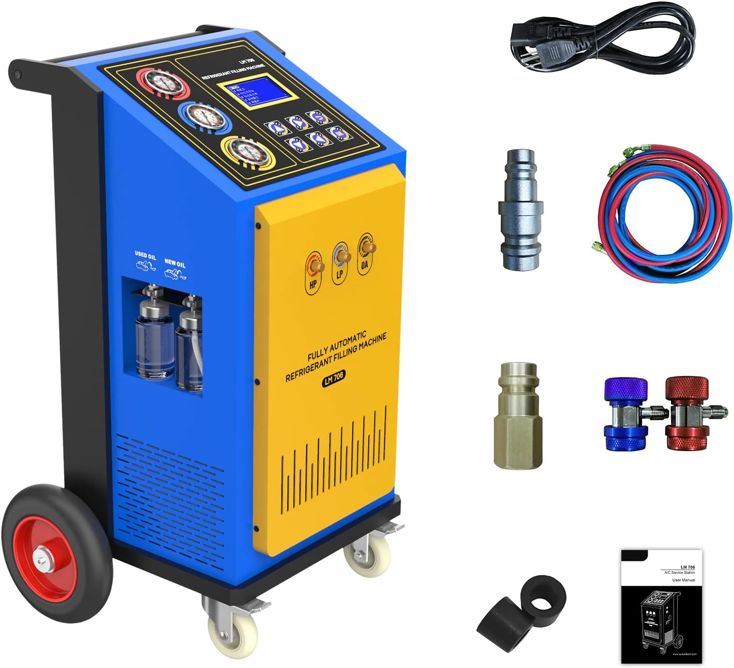 Amazon.com: Refrigerant Recovery Tools, LM706 Fully Automatic ...