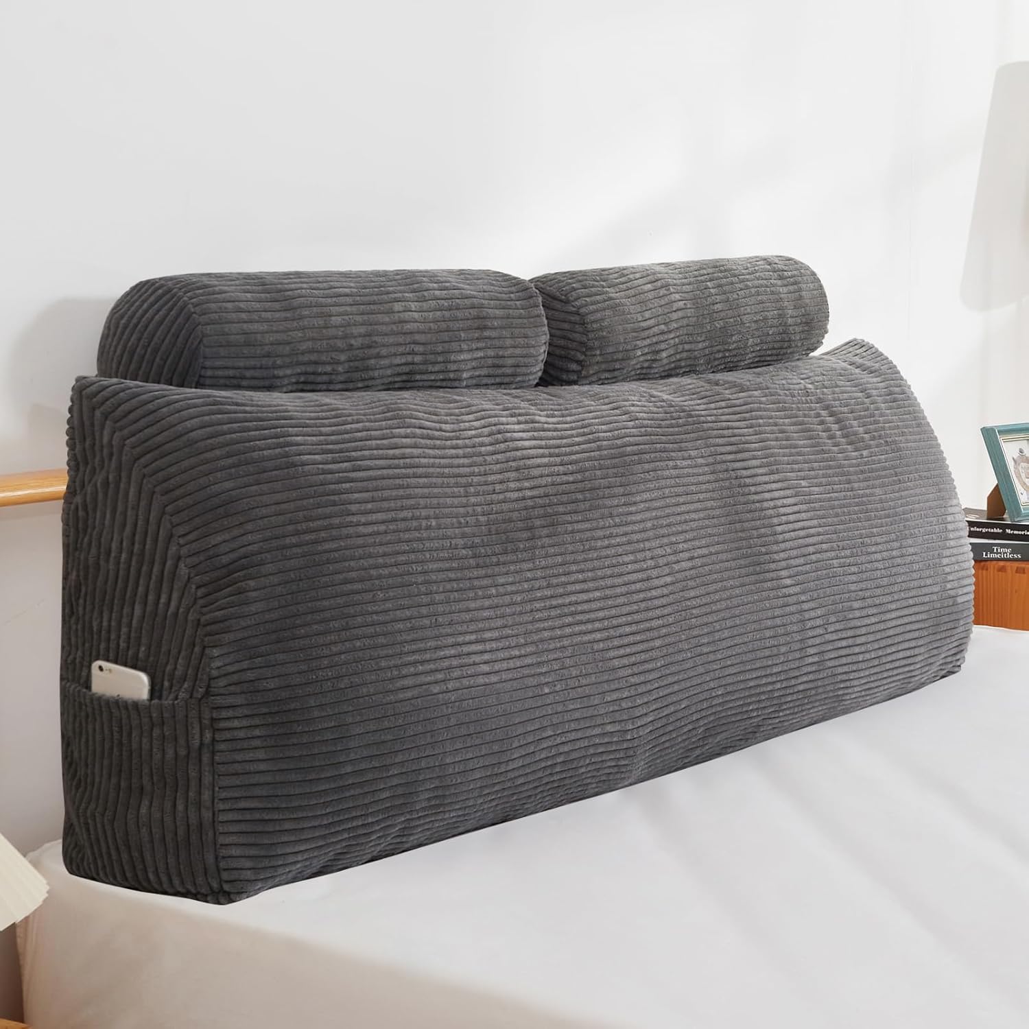 MAXYOYO Large Bolster Triangular Positioning Support Reading Backrest ...