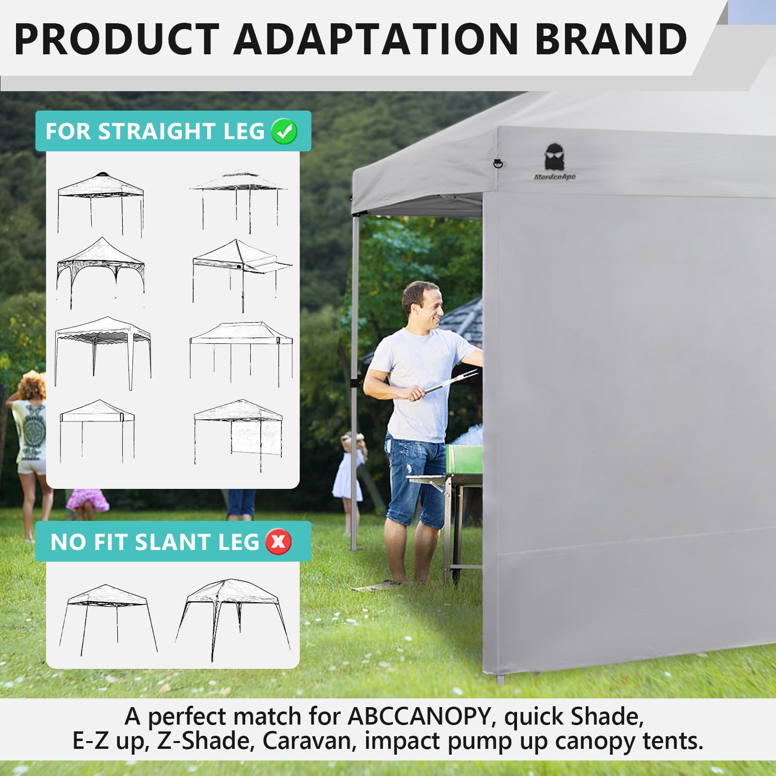 Snapklik.com : MordenApe Sunshade Sidewall For 10x10 Pop Up Canopy ...