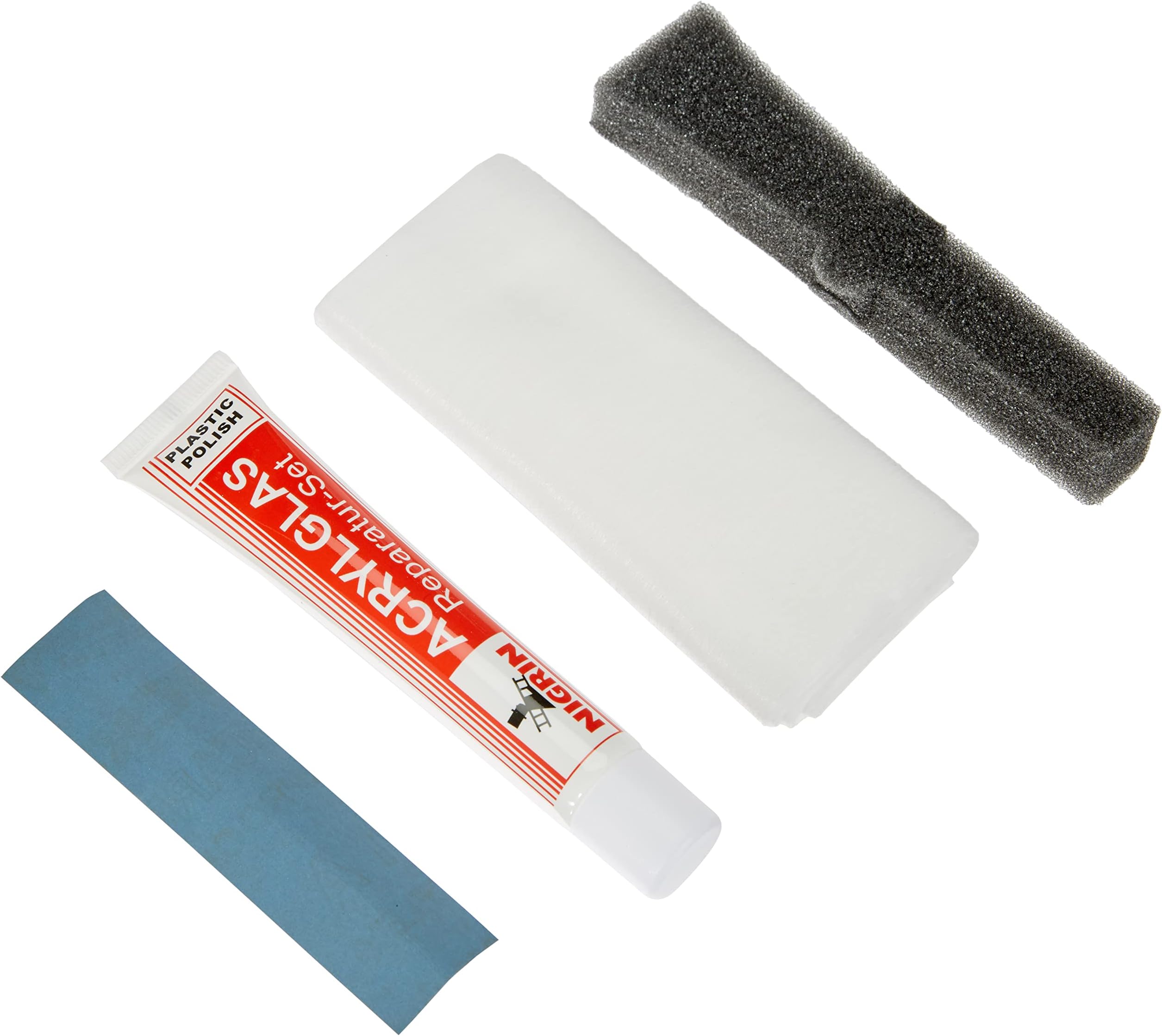 NIGRIN 73914 RepairTec Acryl-und Plexiglas Politur-Set: 1 x Kunststoff ...