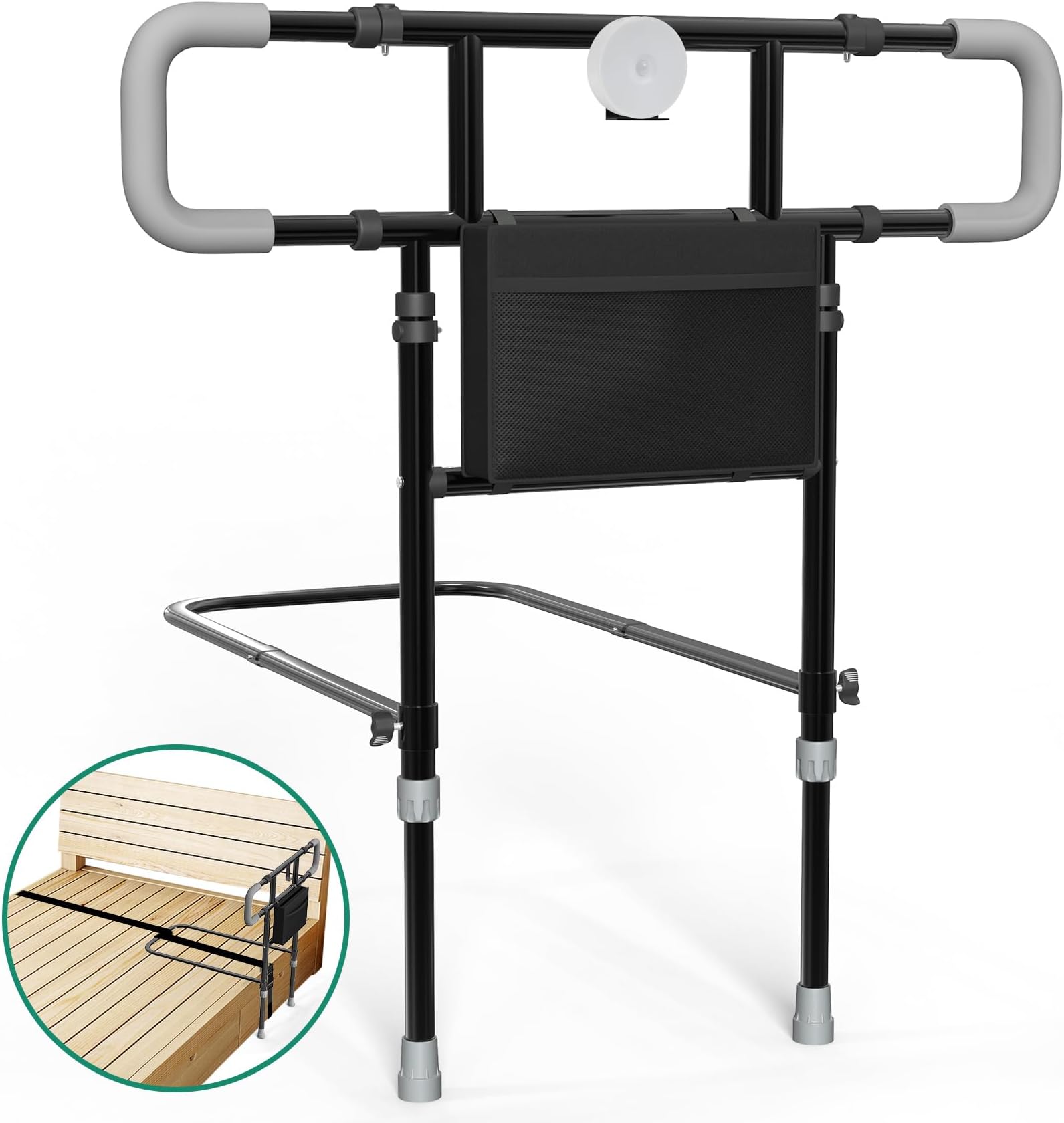 Amazon.com : Seeutek Bed Rails for Elderly Adults Safety, Foldable ...