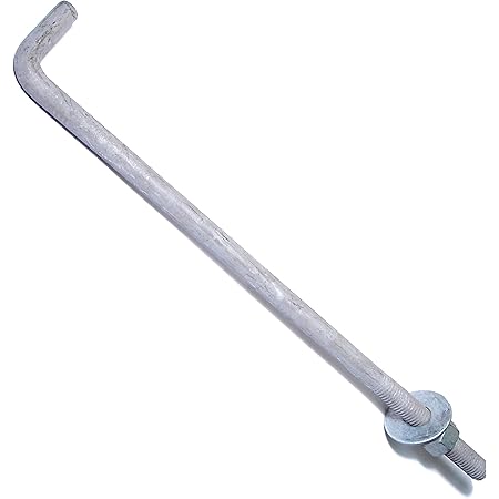 Amazon.com: Reaowazo 260293 5/8 x 12-Inch Anchor Bolt, 10-Pack ...