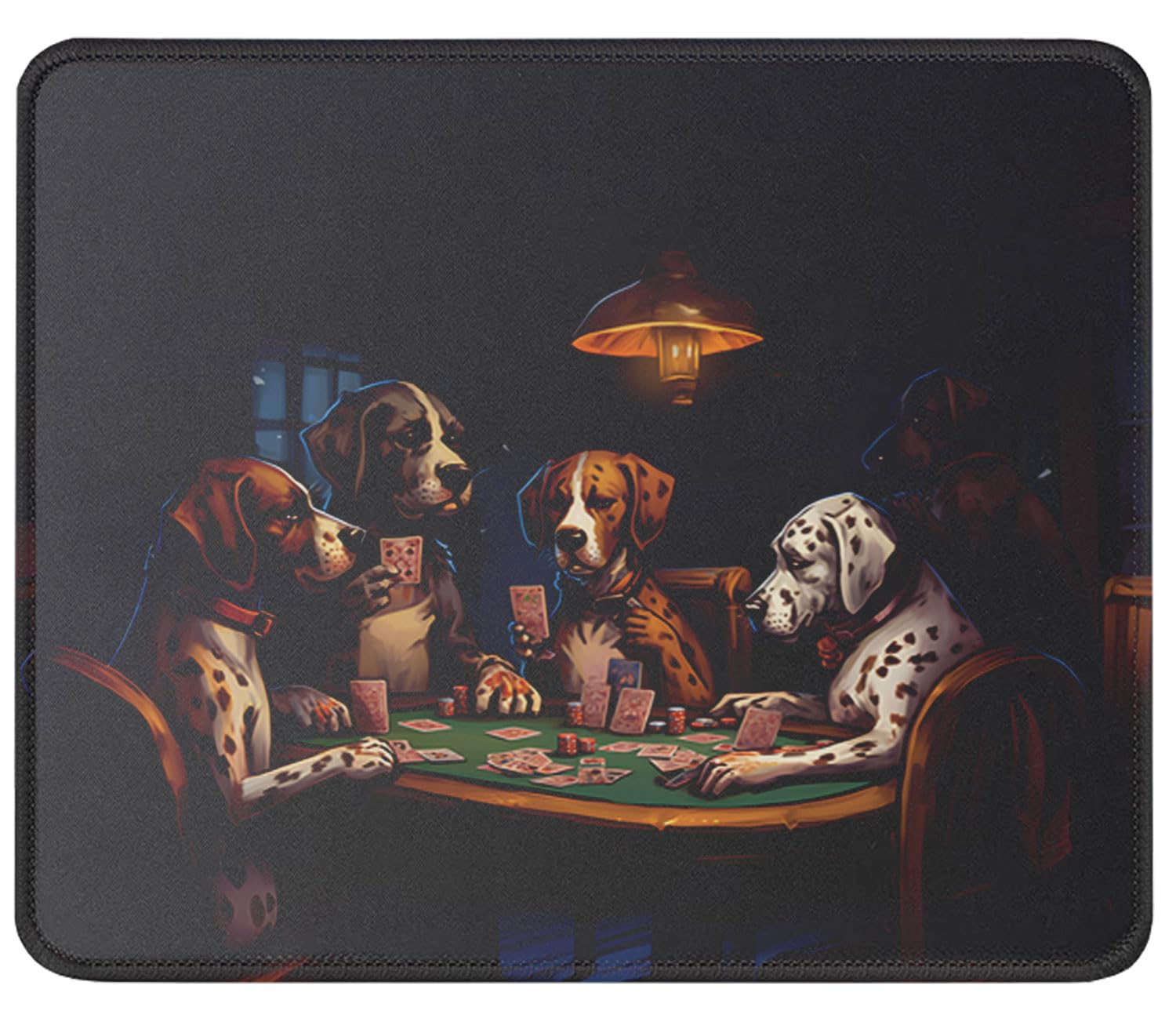 Amazon.com: Dogs Playing Cards/Dogs Playing Poker Mouse Pad - Funny Dog ...