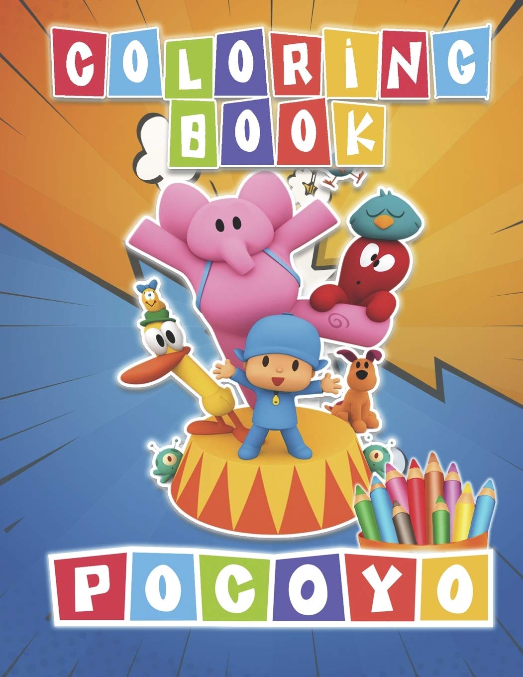 Buy POCOYO Coloring Book: 48 Awesome Illustrations for Kids Online at ...