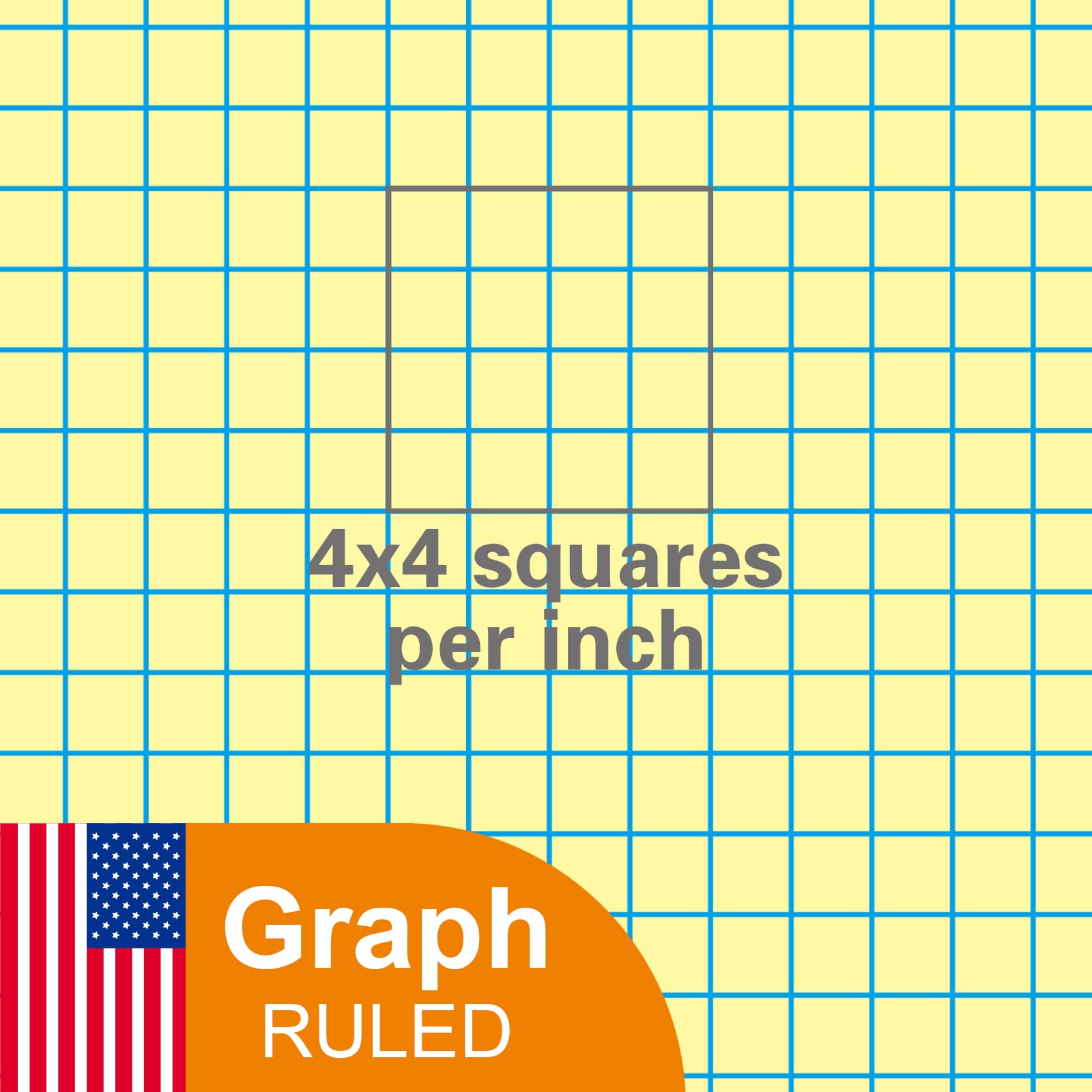 Snapklik.com : Loose Leaf Notebook Paper, 4x4 Quad Graph Ruled, 300 ...