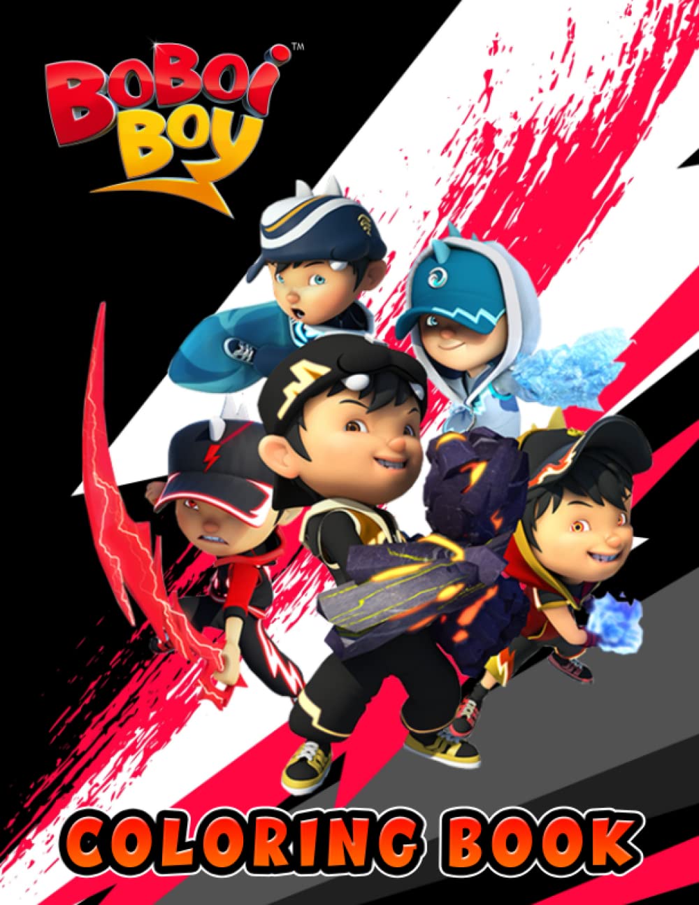 Boboiboy Coloring Book A Cool Coloring Book With Many Illustrations ...