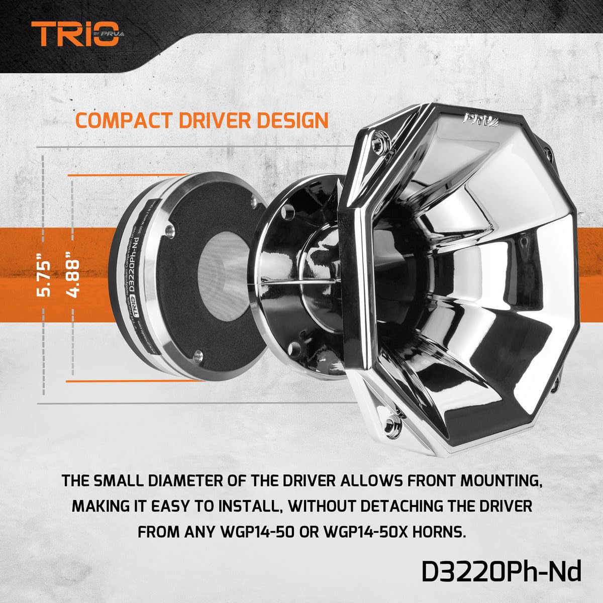 Snapklik.com : PRV AUDIO Compression Driver D3220Ph-Nd 2 Inch Exit