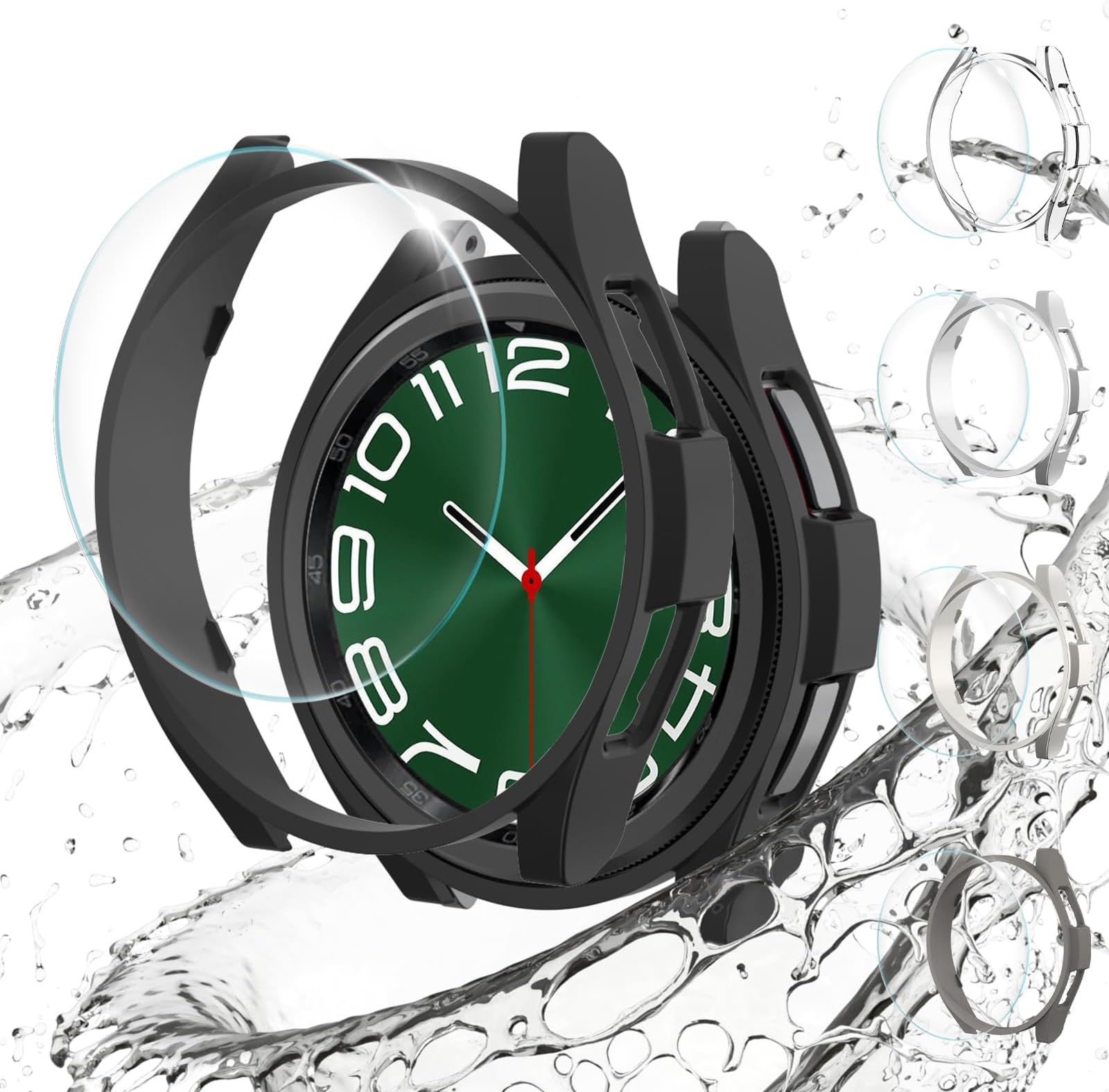 Amazon.com: [5+5Pack] SPGUARD Galaxy Watch 6 Classic 47mm Case Screen ...