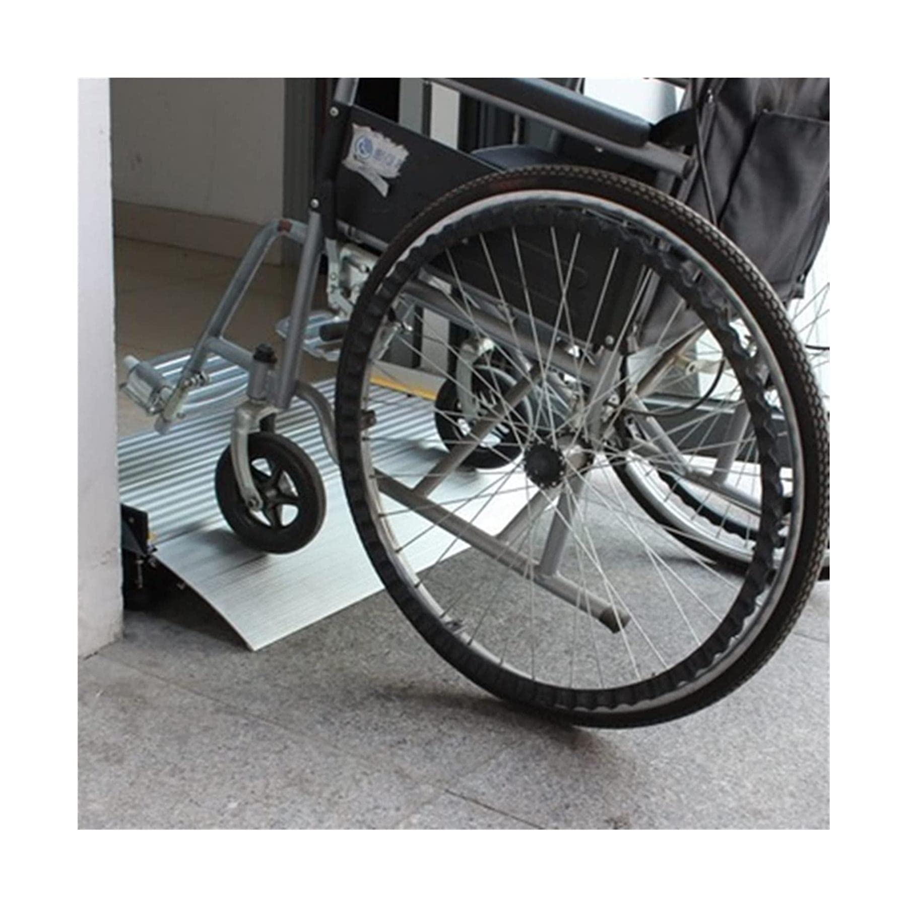 Buy ZEIA3 Antiskid Aluminum Wheelchair Ramp with Adjustable Support ...