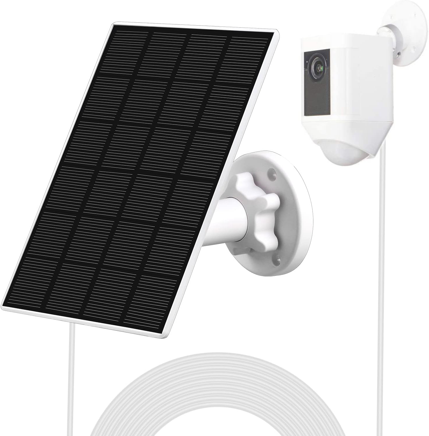 VIEWZONE Solar Panel Power Supply Compatible with Spotlight Cam Battery ...