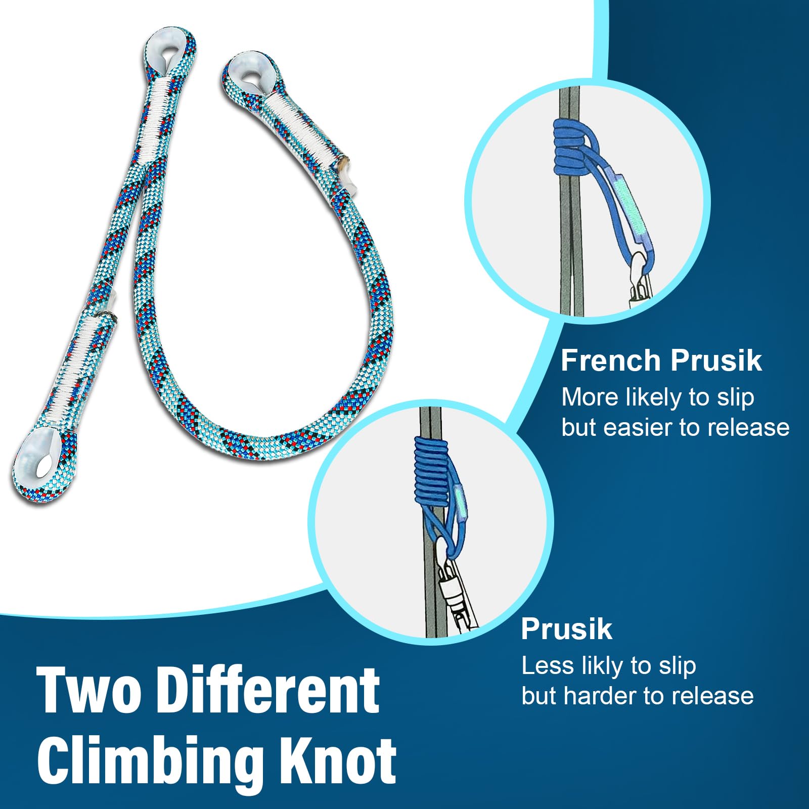 Snapklik.com : Prusik Cord Eye-to-Eye Pre-Sewn Nylon Heat Resistant ...