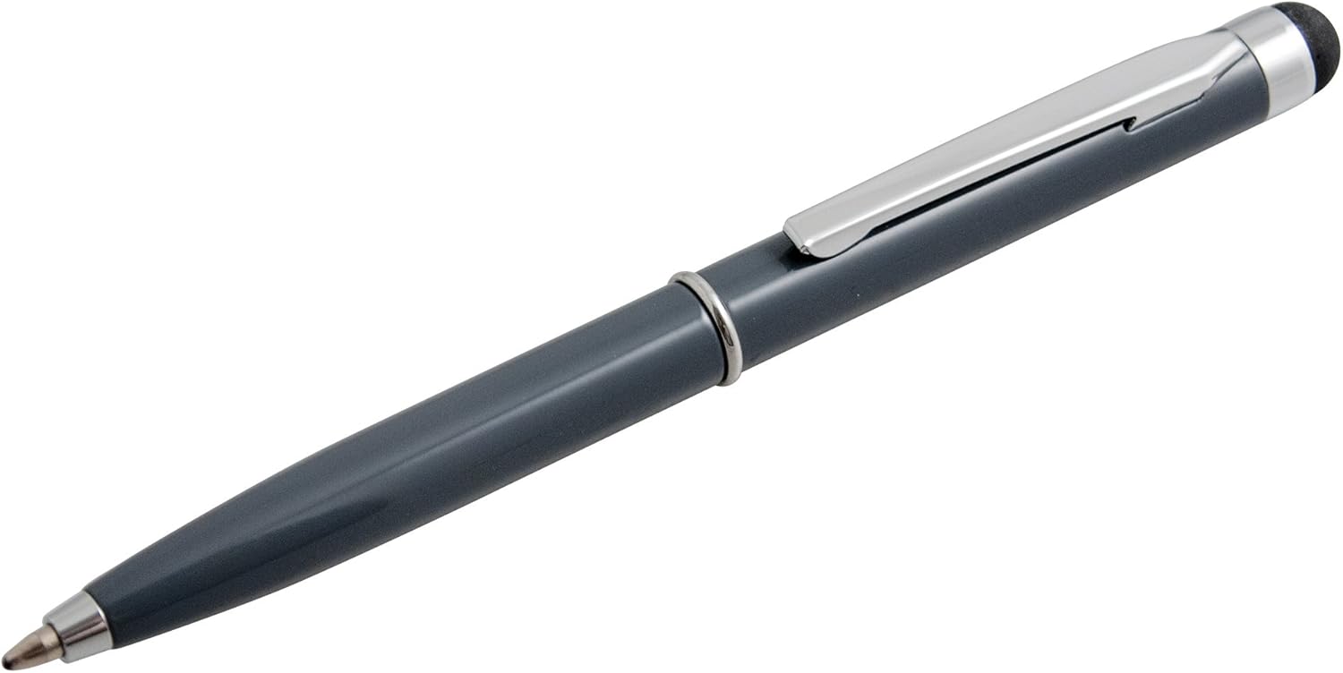 Amazon.com : Monteverde USA Poquito Ballpoint Pen with Stylus in Grey ...