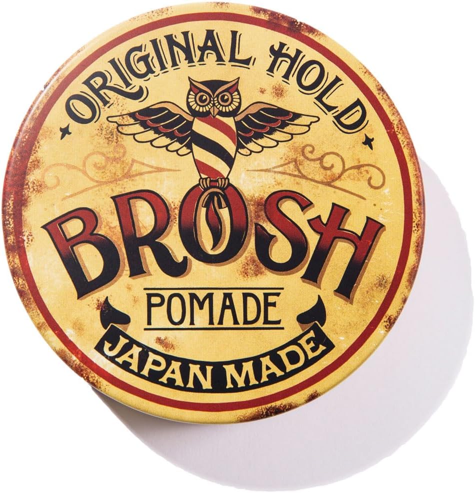 Amazon.com: BROSH Original Hold Pomade for Men - Water Based Hair ...