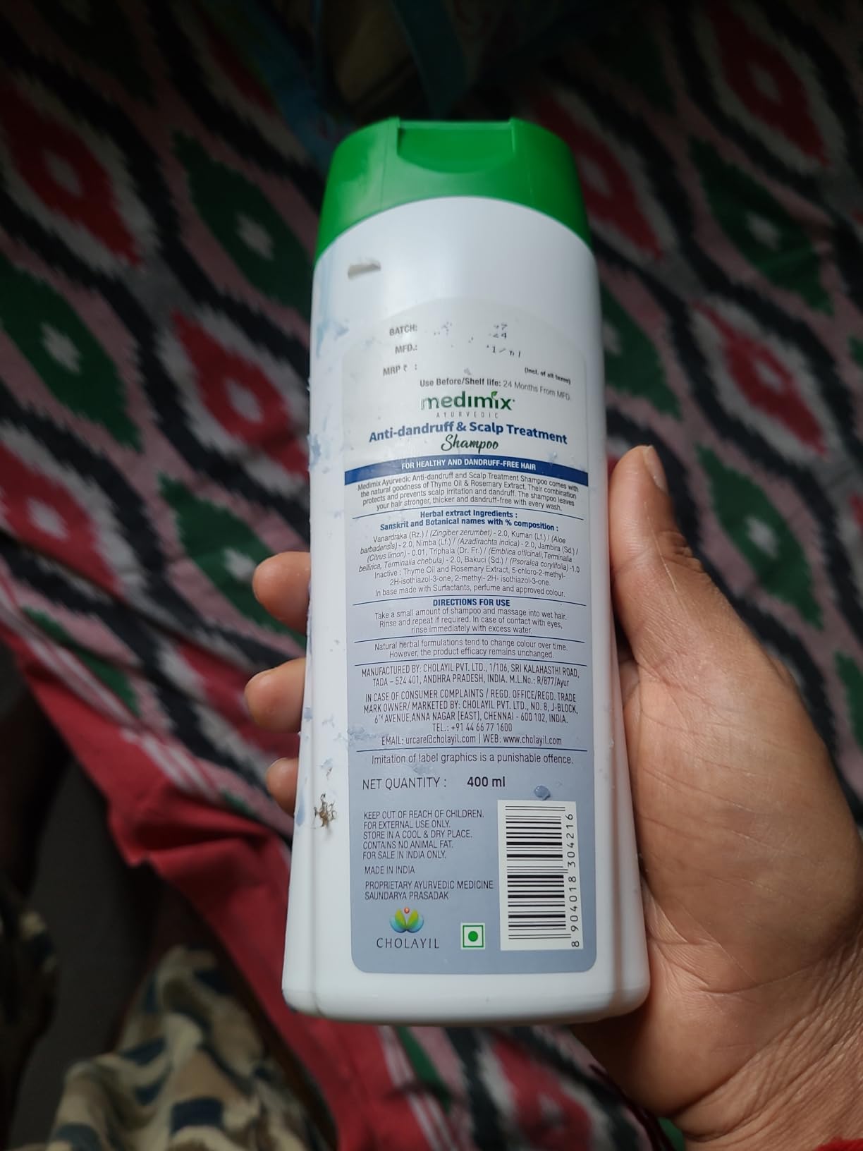 Buy Medimix Medimix Ayurvedic Anti-Dandruff and Scalp Treatment Shampoo ...