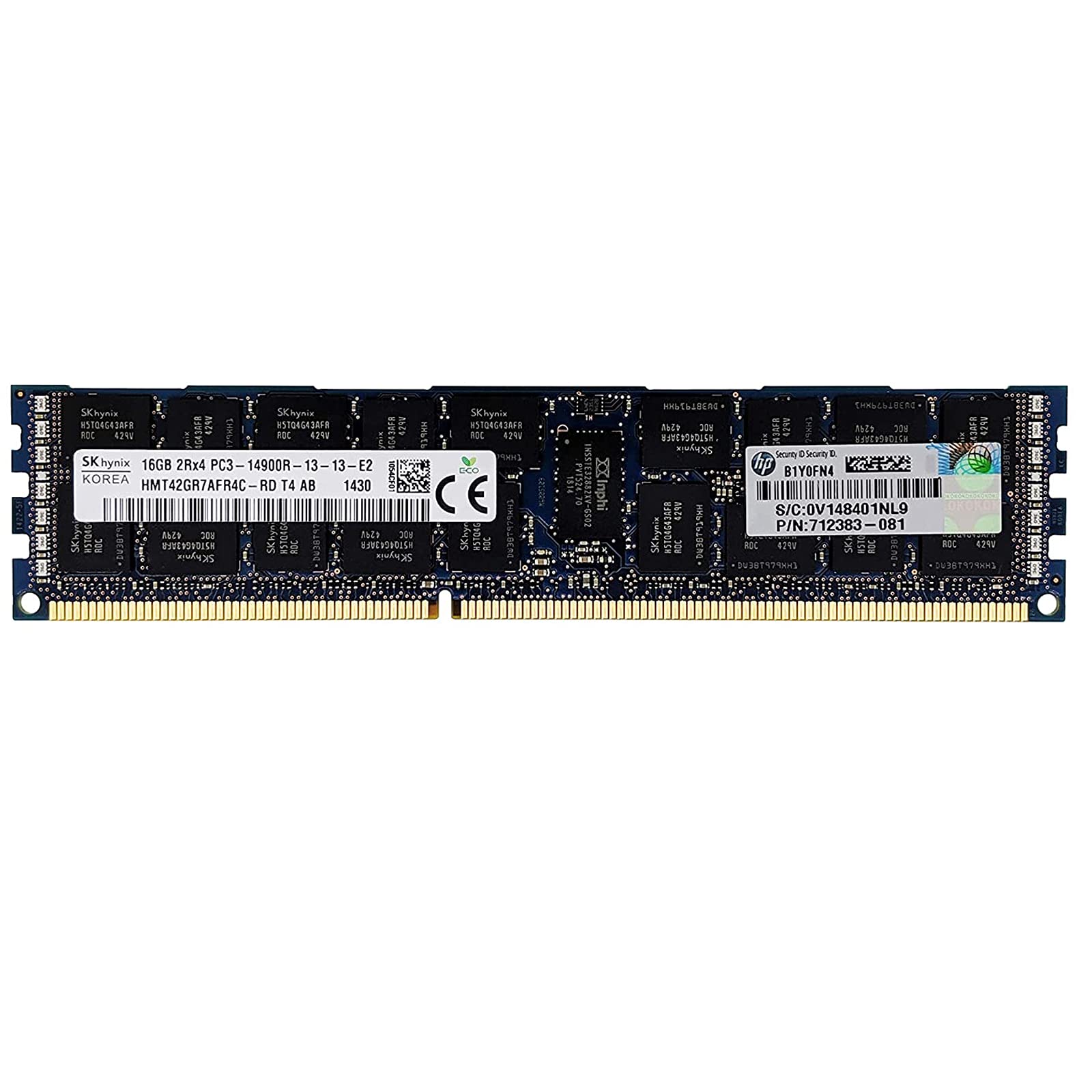 Snapklik.com : Timetec 16GB DDR3 1866MHz PC3-14900 Registered ECC 15V CL13 2Rx4 Dual Rank 240 ...
