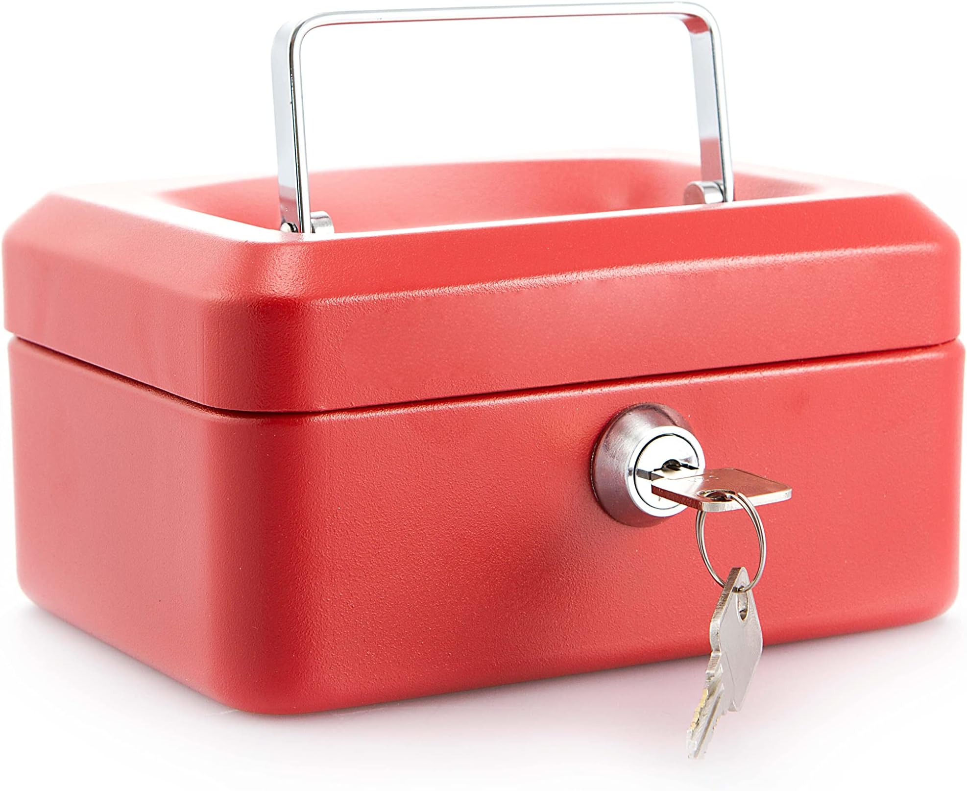 Small Cash Box with Lock and Coin Slot for Kids, Parrency Small Lock ...