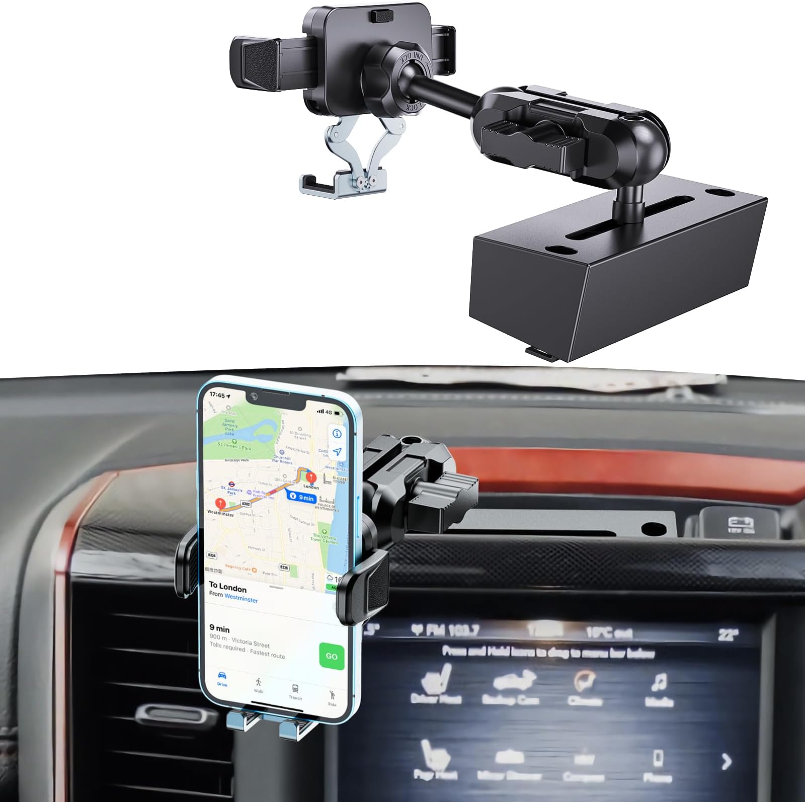 Amazon.com: Offroam Phone Mount Made for Ram 1500/2500/3500 2019-2025 ...