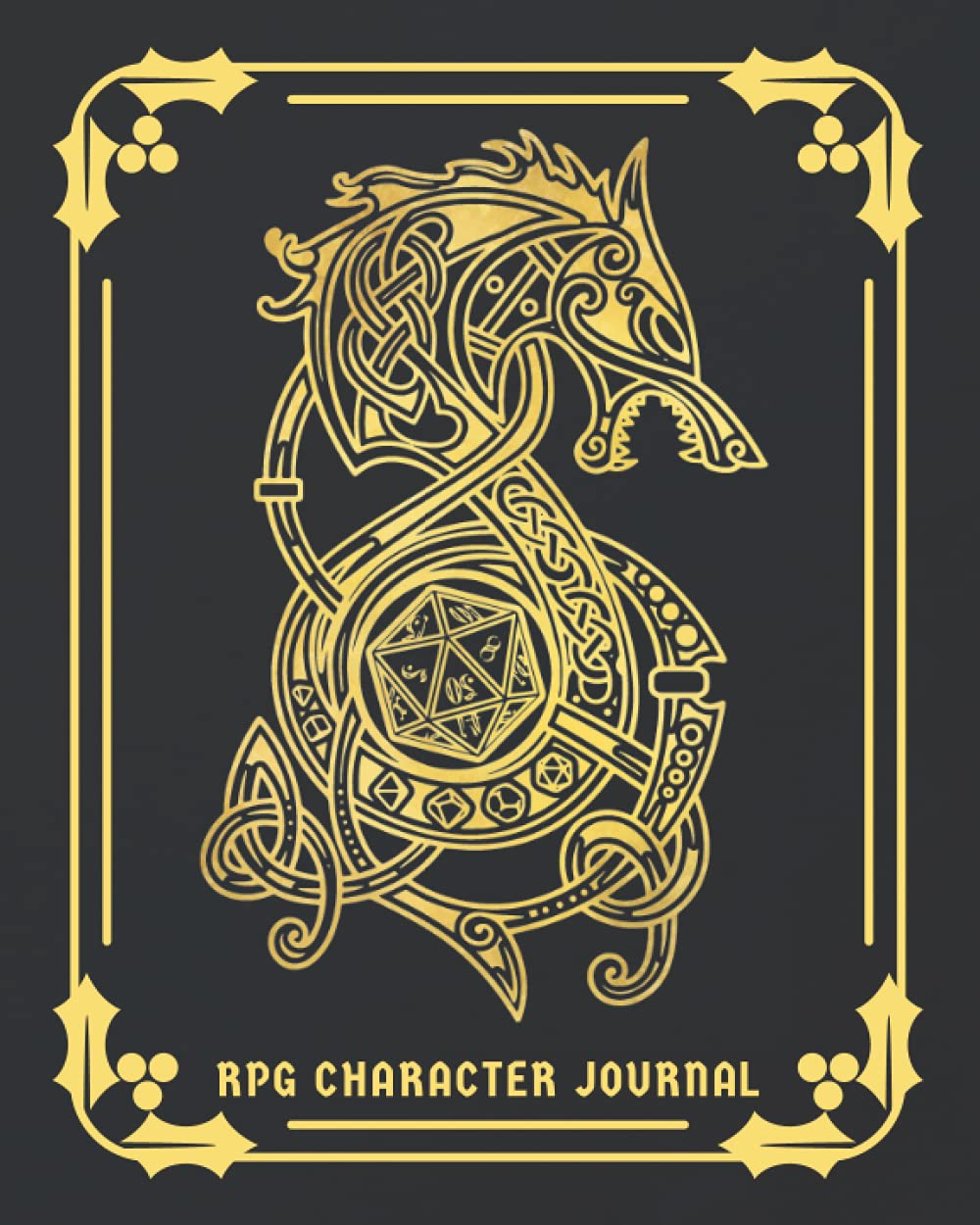 RPG Character Journal: DnD DM Notebook With 50 Character Sheets and 100 ...
