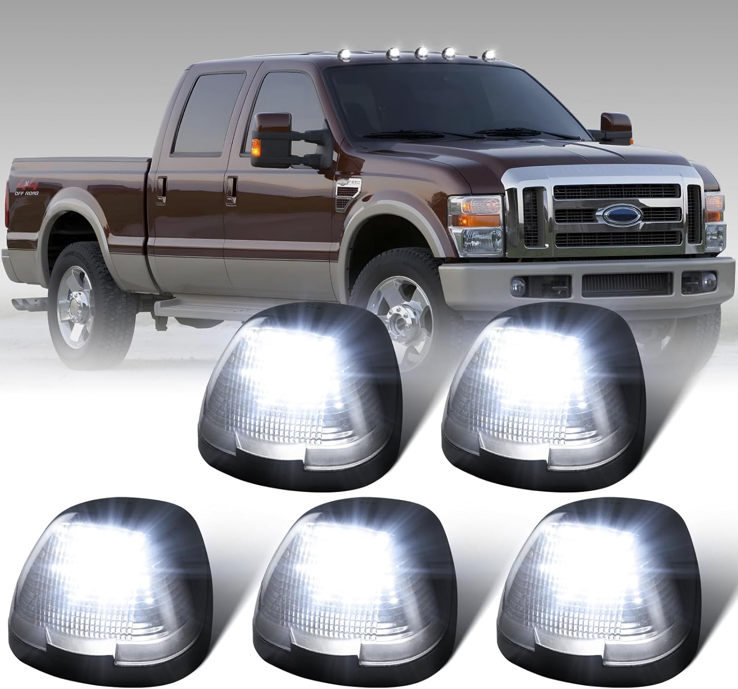 Amazon.com: NEIFILES 5PCS LED Cab Roof Marker Lights Compatible with ...