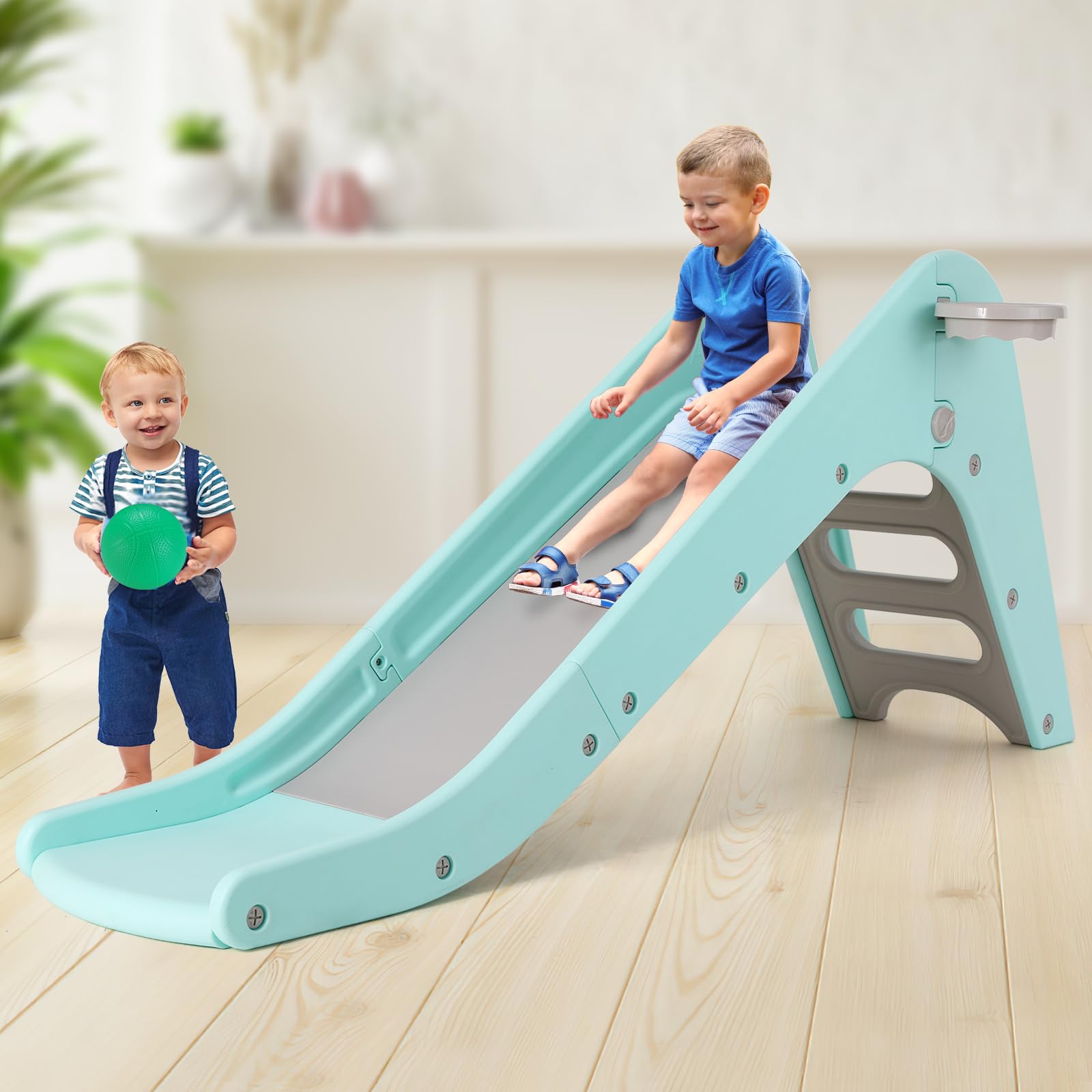 Snapklik.com : MAMIZO 3 In 1 Toddler Slide, Kids Slide Playset For ...