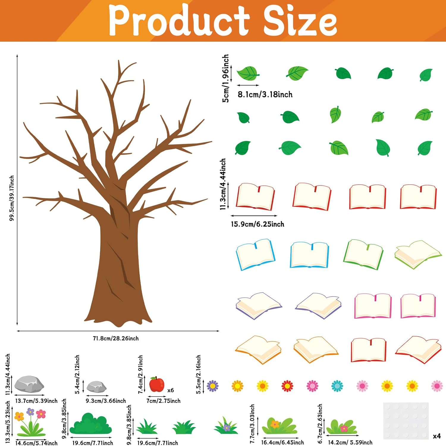 Classroom Tree Bulletin Board Set Decorations Book Philippines | Ubuy