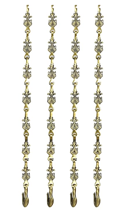 Trendy Creation Hub 7 Ft Double Peacock Design Antique Swing Chain ...