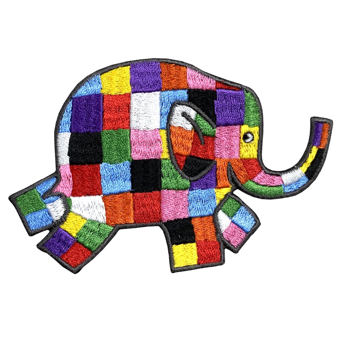 Elmer The Patchwork Elephant Template