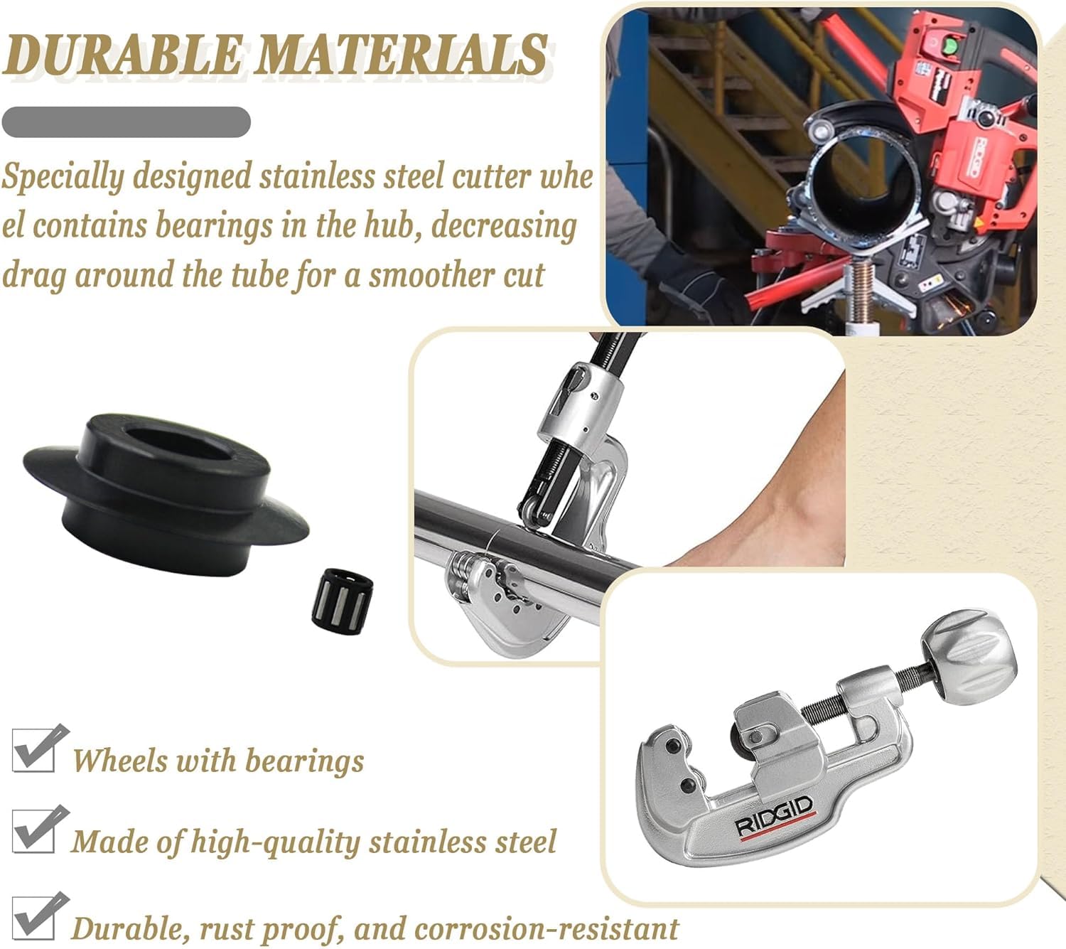 Snapklik.com : Tubing Cutter Replacement Wheel 29973 For Ridgid E635 ...