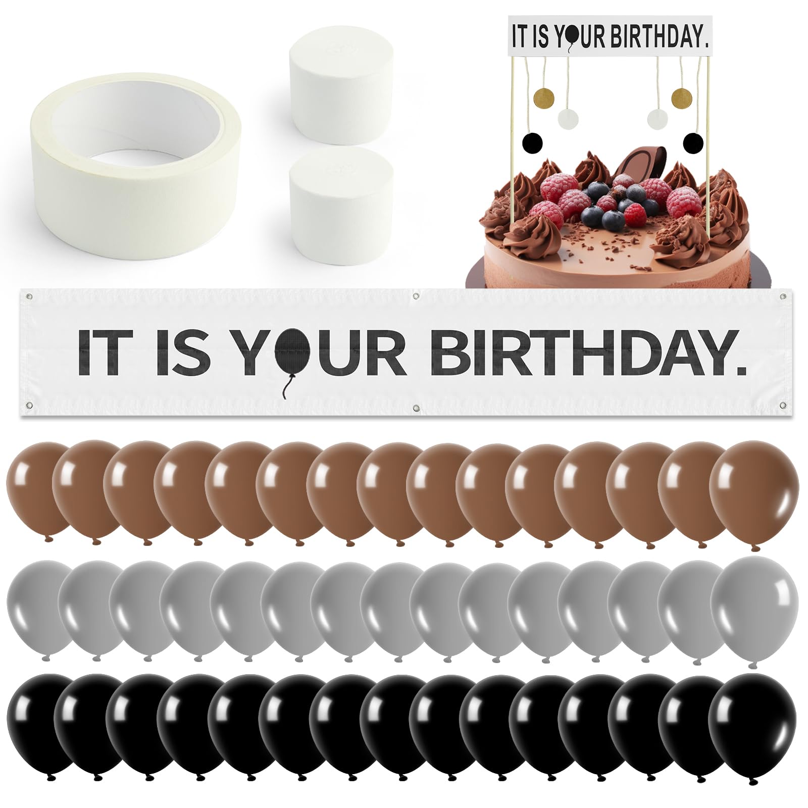 Amazon.com: Office Birthday Decorations with Birthday Banner, Cake ...