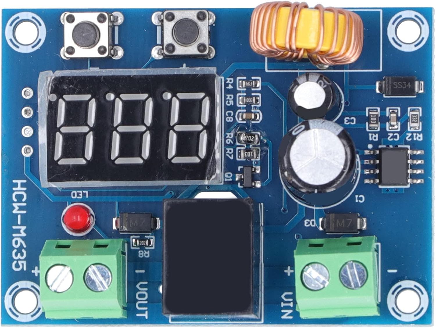 Amazon.com: Voltage Protection Module DC 12‑36V Over Discharge Low ...