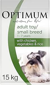 OPTIMUM Adult Toy/Small Breed Dry Dog Food with Chicken, Vegetables ...