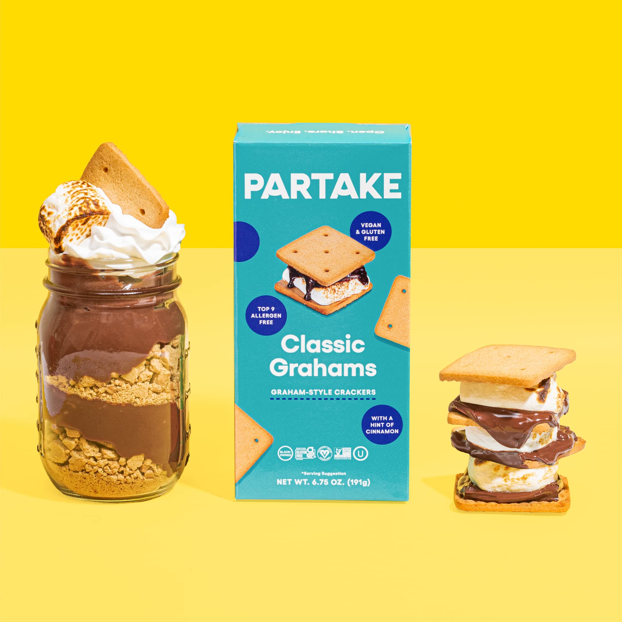 Snapklik.com : Gluten Free Partake Graham Crackers - Vegan - Free From ...