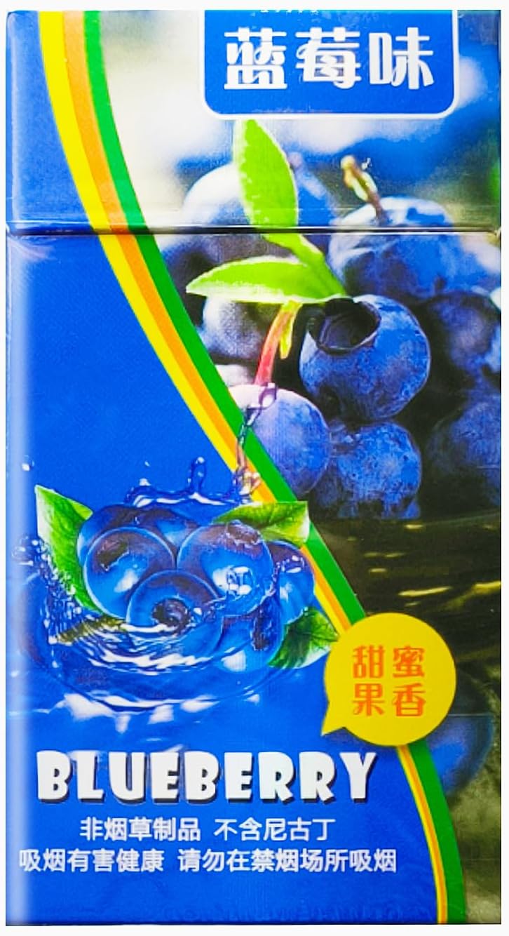 Amazon.com: Herbal Cigarettes Blueberry Flavor Fruit Cigarettes ...