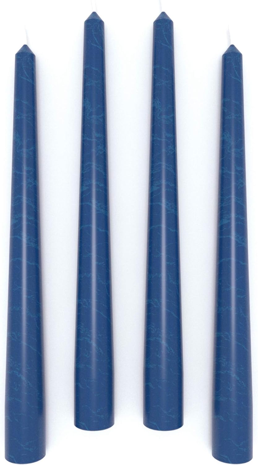 Amazon.com: Sonedly 12 inch Taper Candle 4 Pack - Unscented Hand-Dipped ...