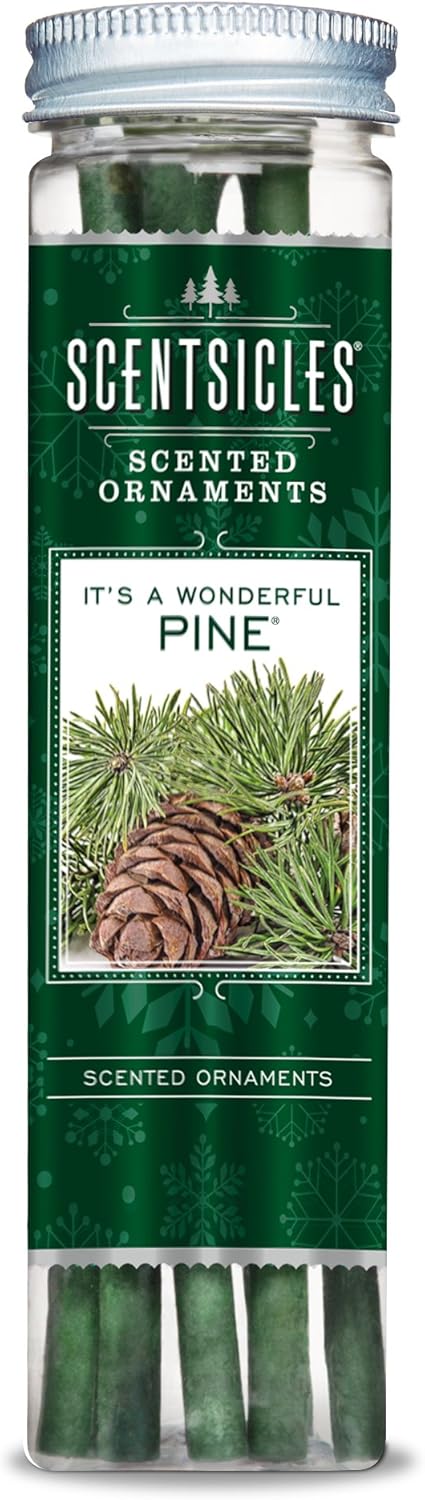 Amazon.com: Envirocent Pine Scentsicles, Fresh Cut Scented Ornament (1 ...