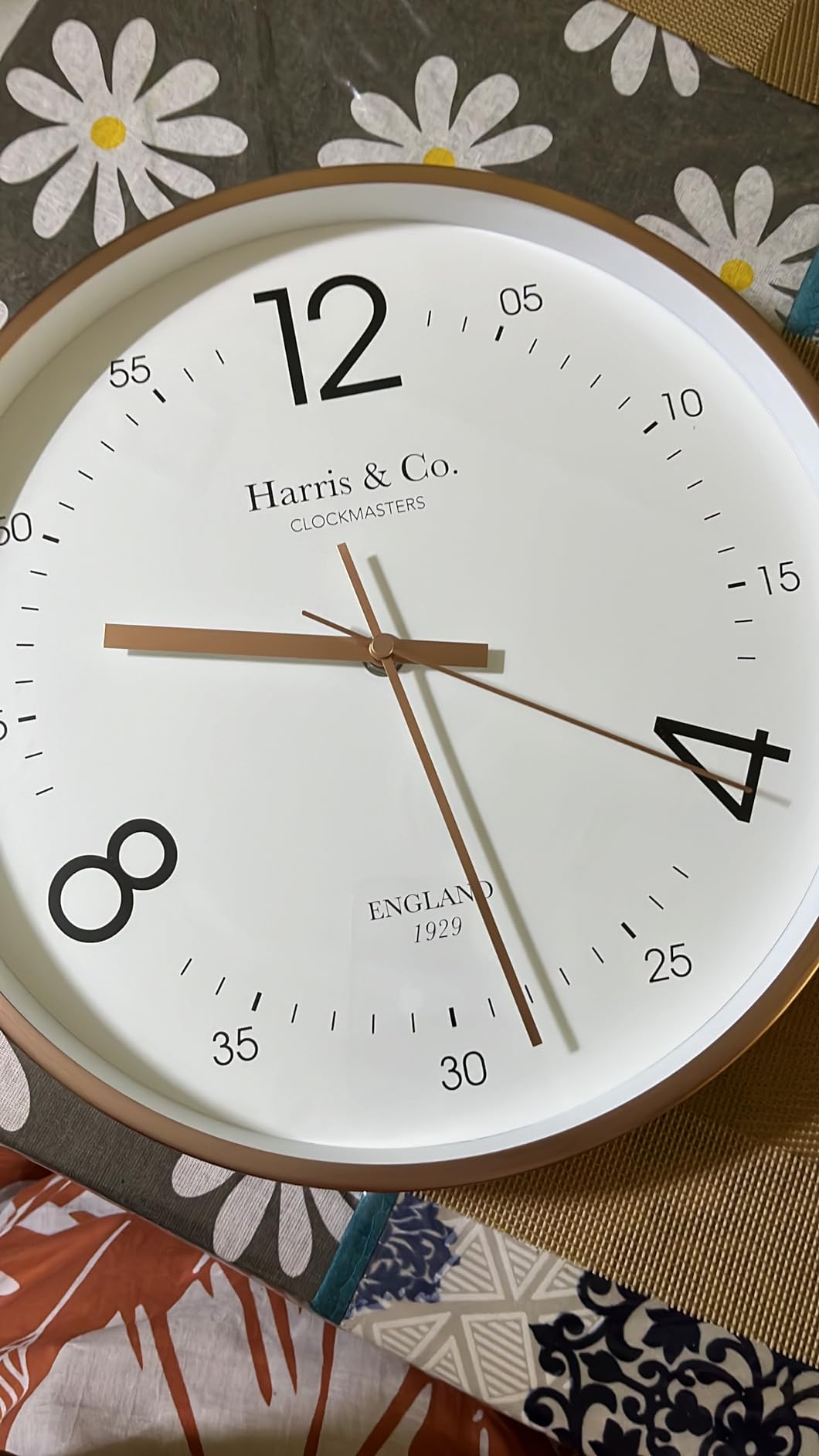 Buy HARRIS & CO. CLOCKMASTERS Premium Analog Wall Clock 12 Inch ...