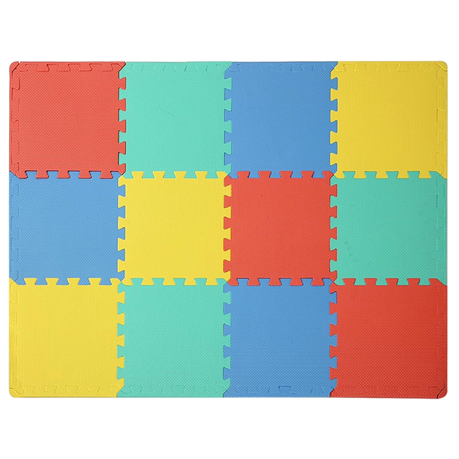 Amazon.com: Easy Playhouse Soft Foam Floor Puzzle Tiles for Children ...