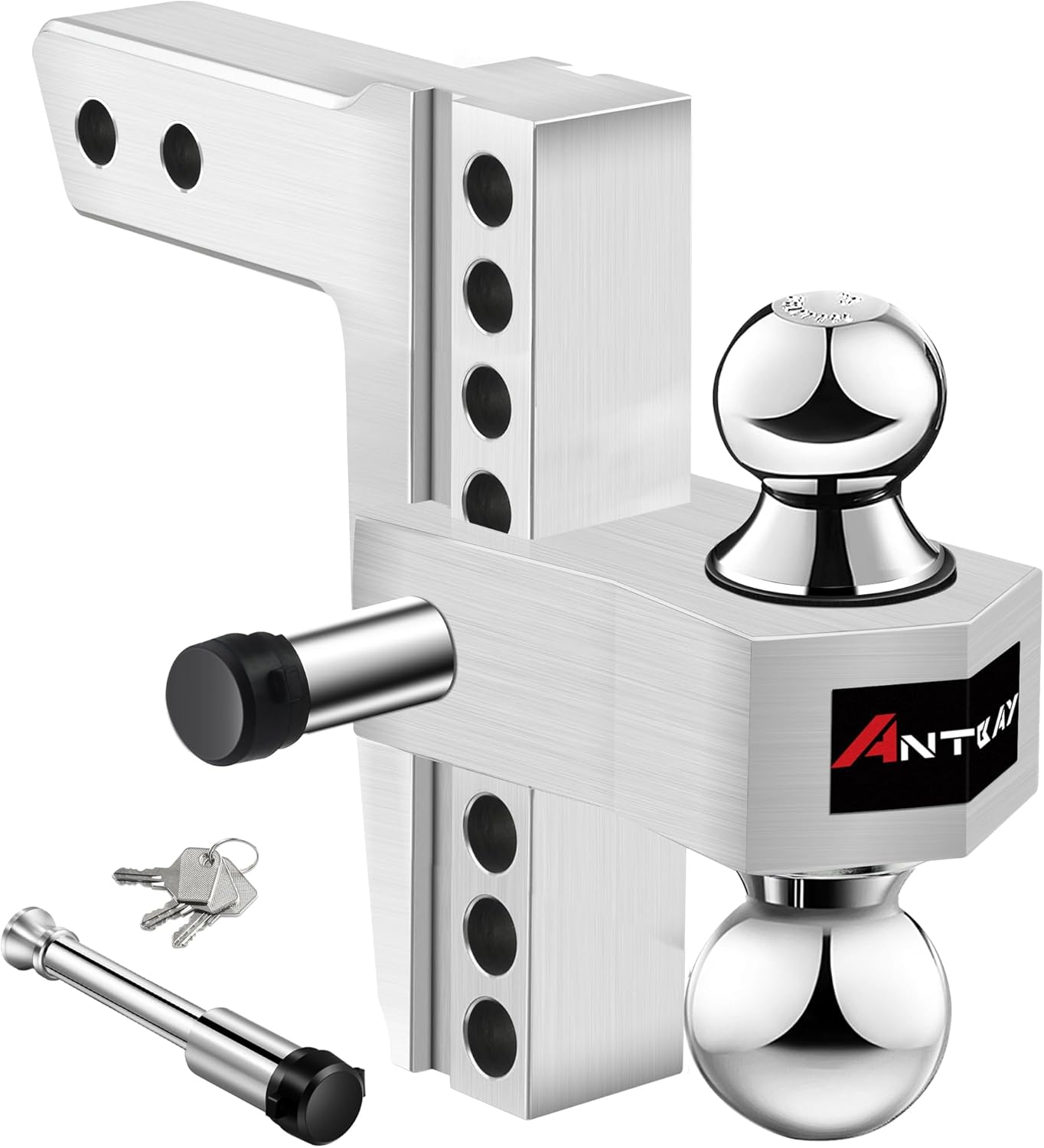 Amazon.com: ANTbay Adjustable Trailer Hitch Towing Ball Mounts, Fits 2. ...